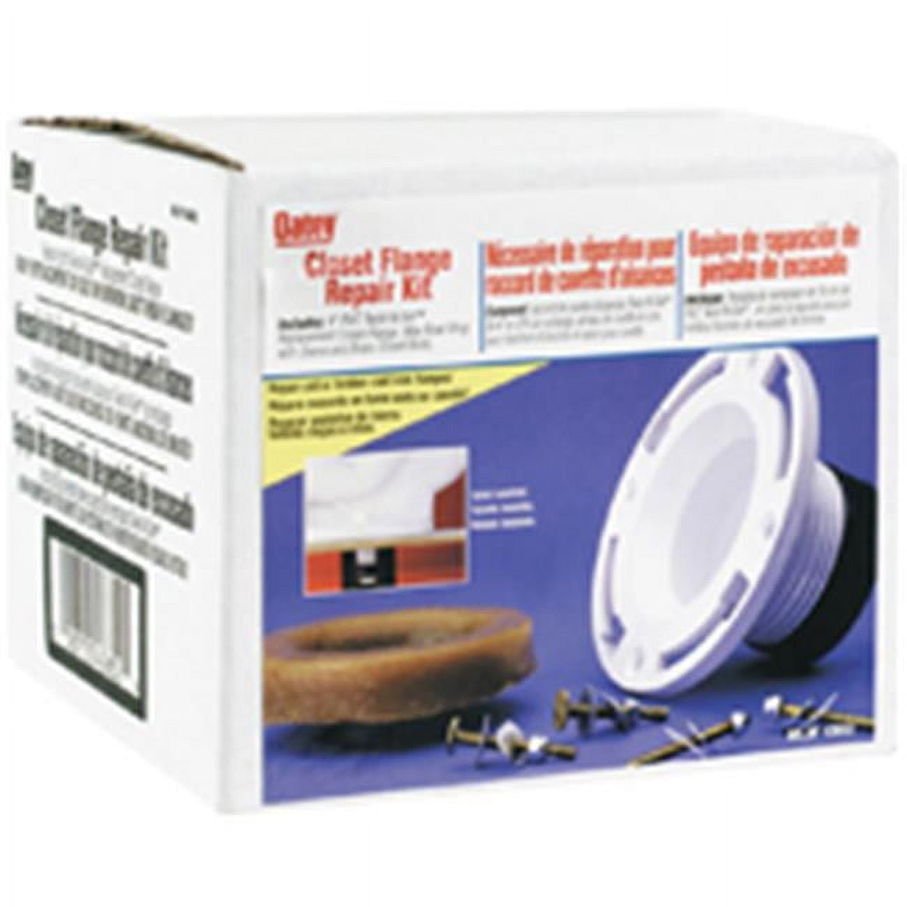 Oatey 4 In. Cast Iron or Schedule 40 DWV PVC Closet Flange Repair Kit ...