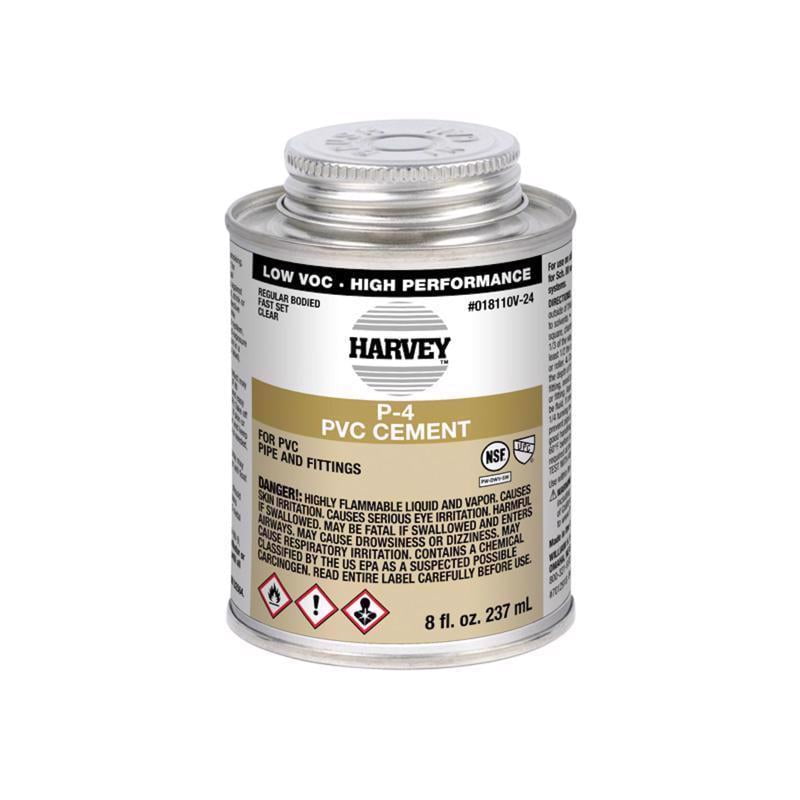 Oatey 4014673 8 oz Harvey Cement for PVC - Clear - Walmart.com