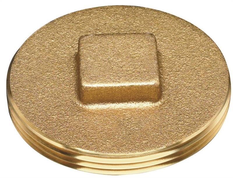 Oatey 42370 185 Brass Cleanout Plug w/Raised Head, 2" - Walmart.com