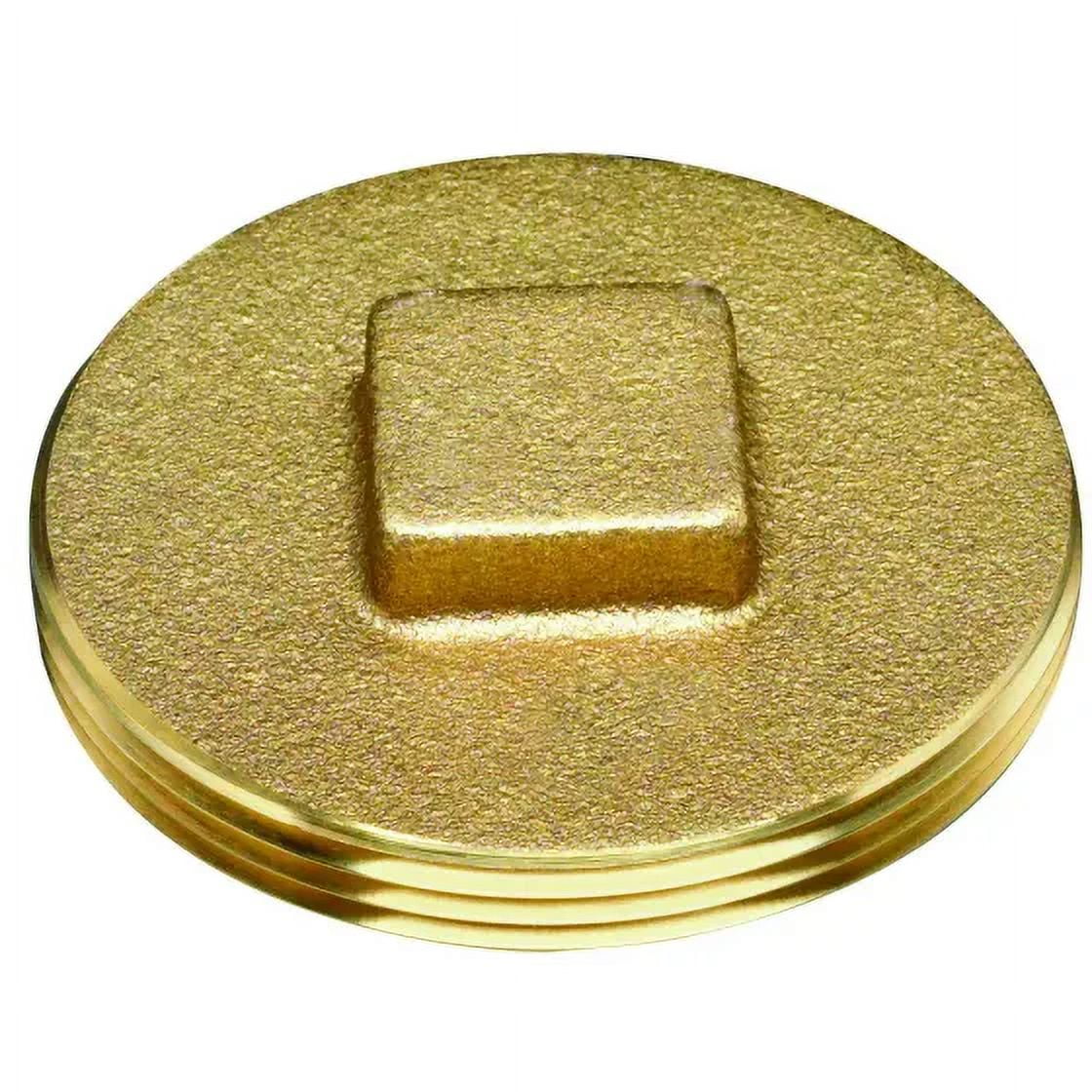 Oatey 42374 Cleanout Pipe Plug, 4 Inch Raised Head, Brass - Walmart.com