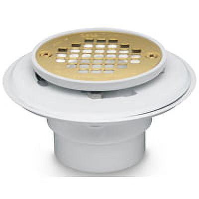 Oatey 42404 Tile Shower Base PVC Shower Drain, 2"/3", White - Walmart.com