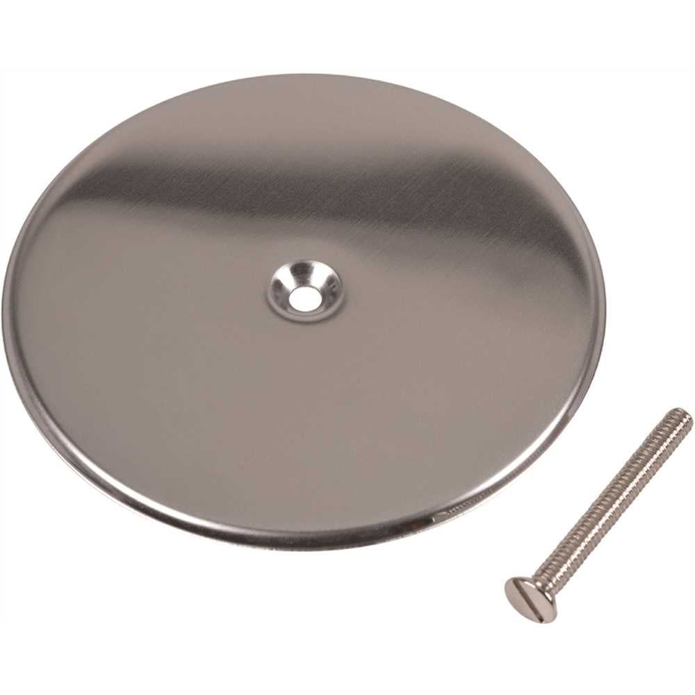 Oatey 5 in. Flat Cover Plate for Cleanout Plug Access Hole, 5-Inch in ...