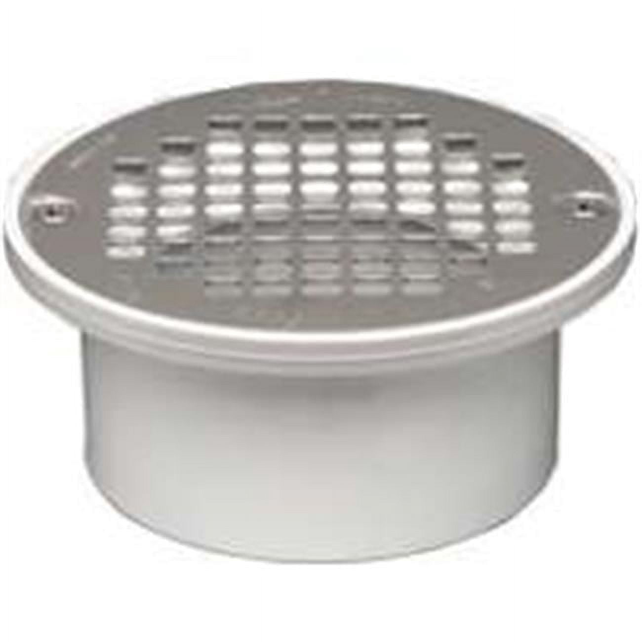 Oatey 43583 PVC General Purpose Floor Drain 3 x 4 - White - Walmart.com