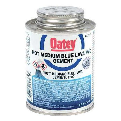 Oatey Blue Lava Hot PVC Cement, 8 oz., Low VOC - Walmart.com