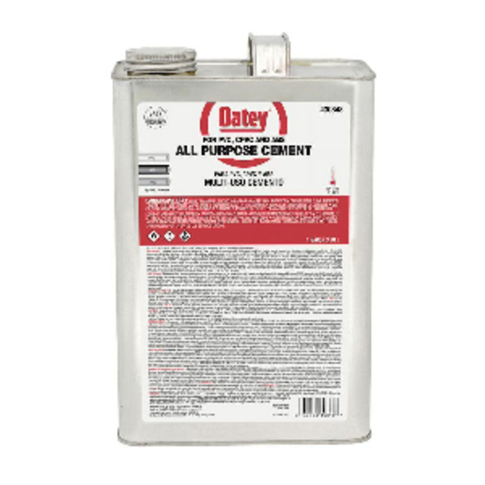 Oatey Clear All-Purpose Cement For CPVC/PVC 1 gal. - Walmart.com