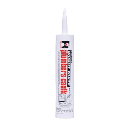 Oatey Hercules 11oz Plumbers Caulk Sealant in White - 25615 - Walmart.com
