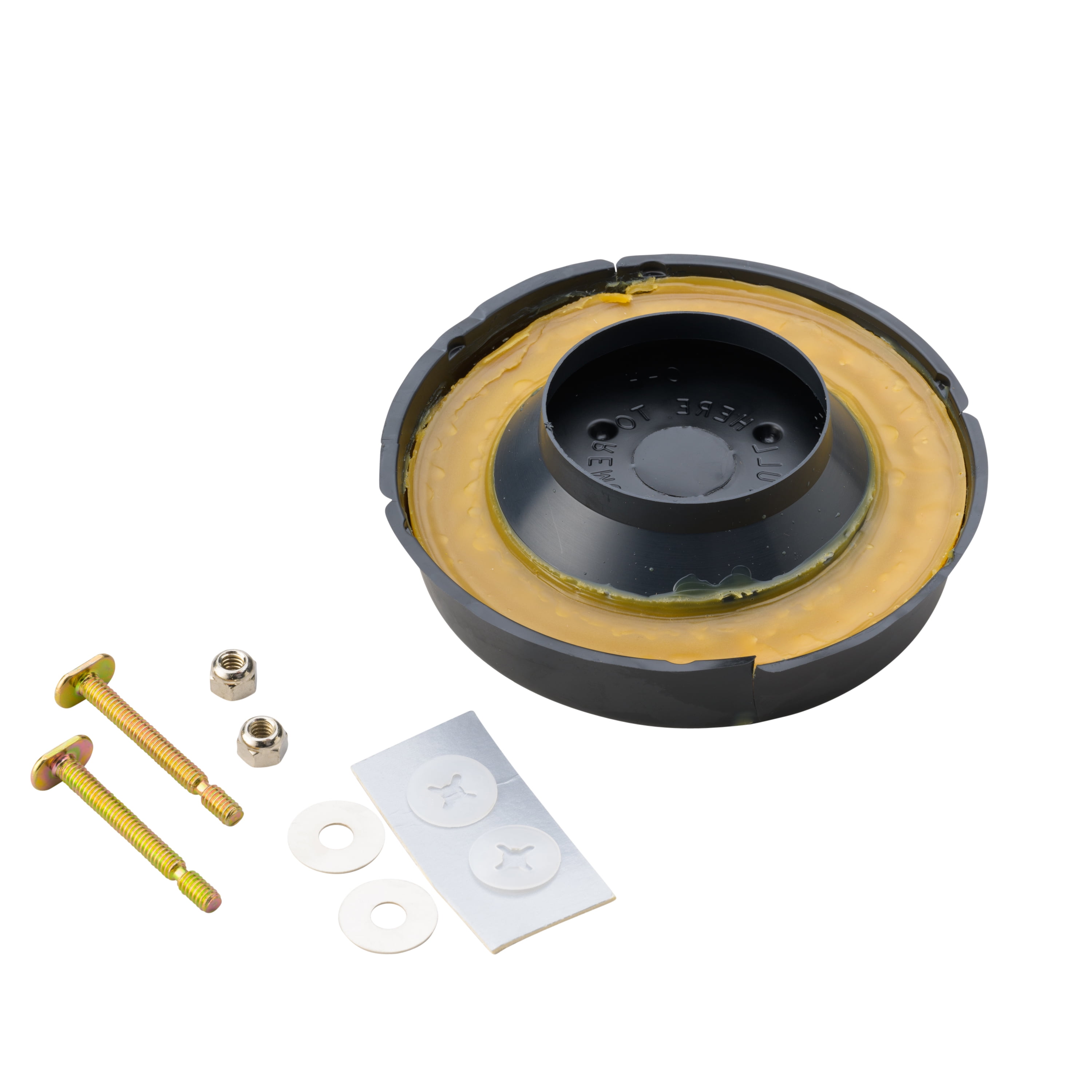 Oatey Leak-Proof Petroleum Toilet Wax Bowl Ring with Polyethylene ...