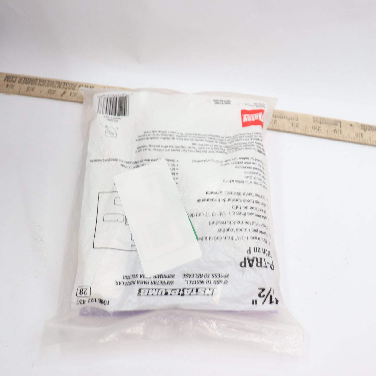 Oatey 1-1/2 in. PVC P-Trap with Insta-Plumb Technology - Walmart.com