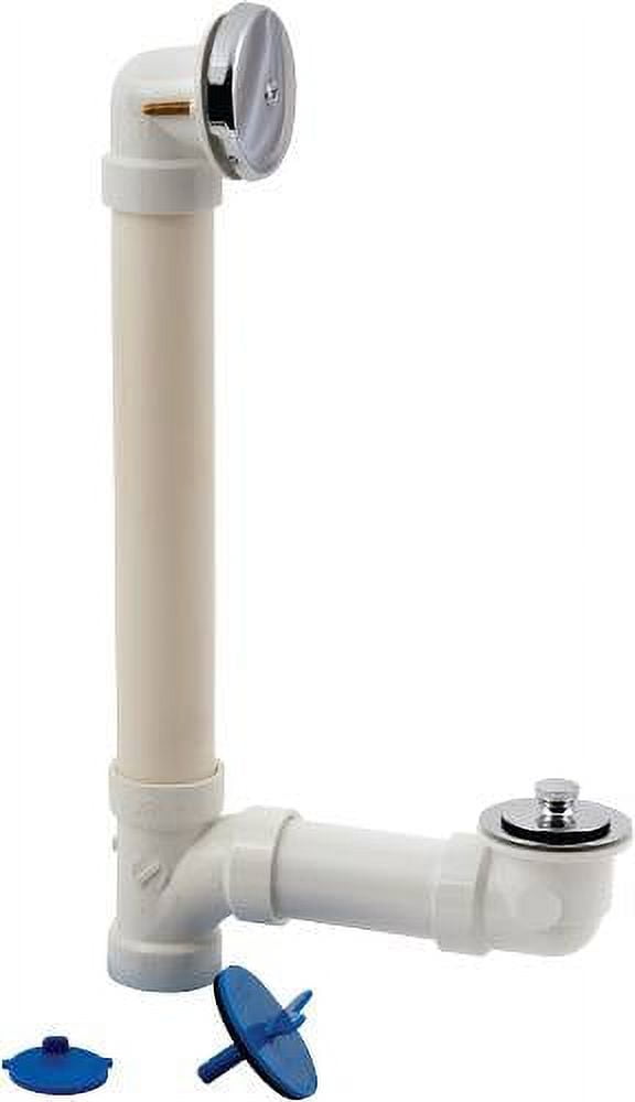 Oatey P7225 Dearborne Brass Push -Pull Waste & Overflow Pvc - Walmart.com