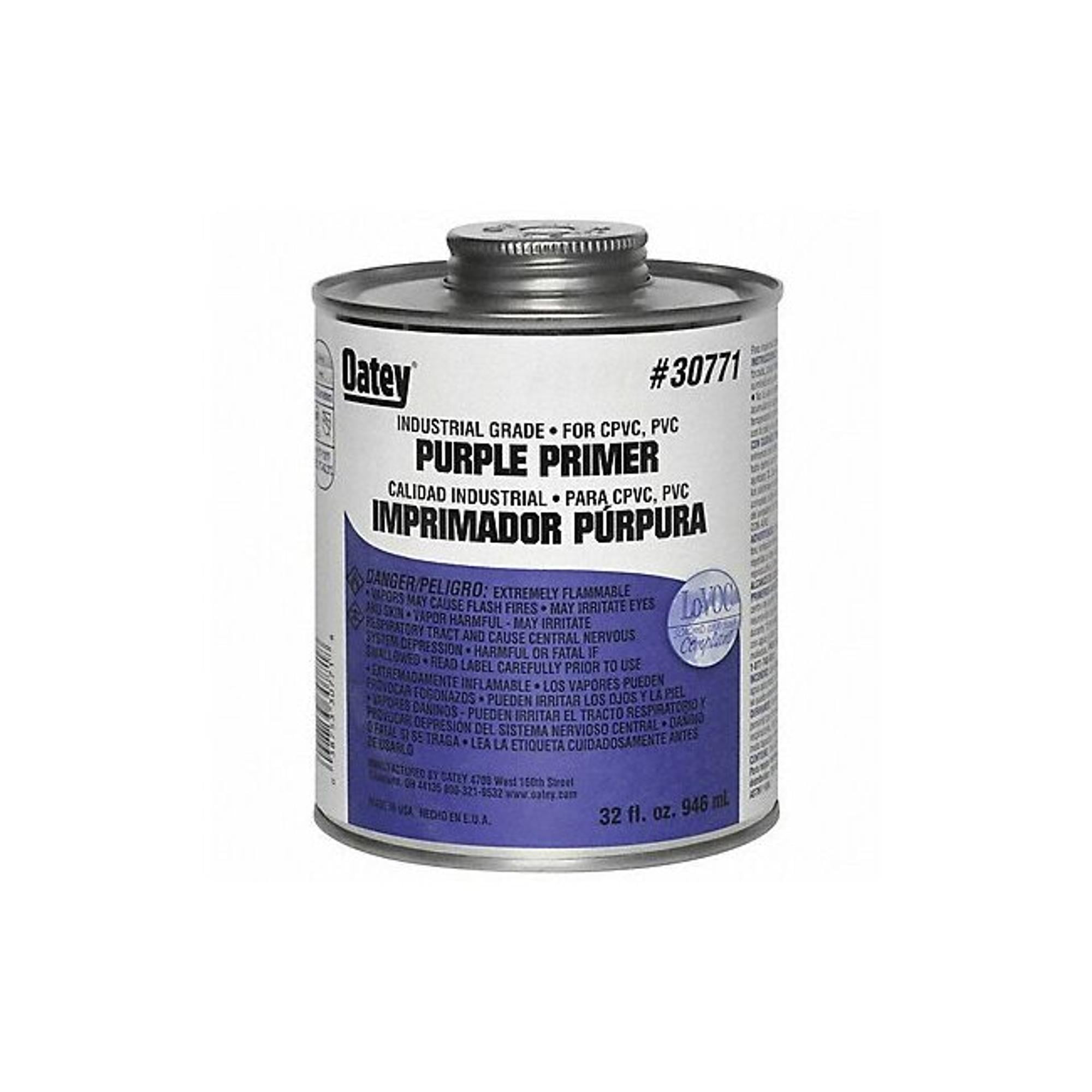 Oatey Purple Primer,32 oz. 30771 - Walmart.com