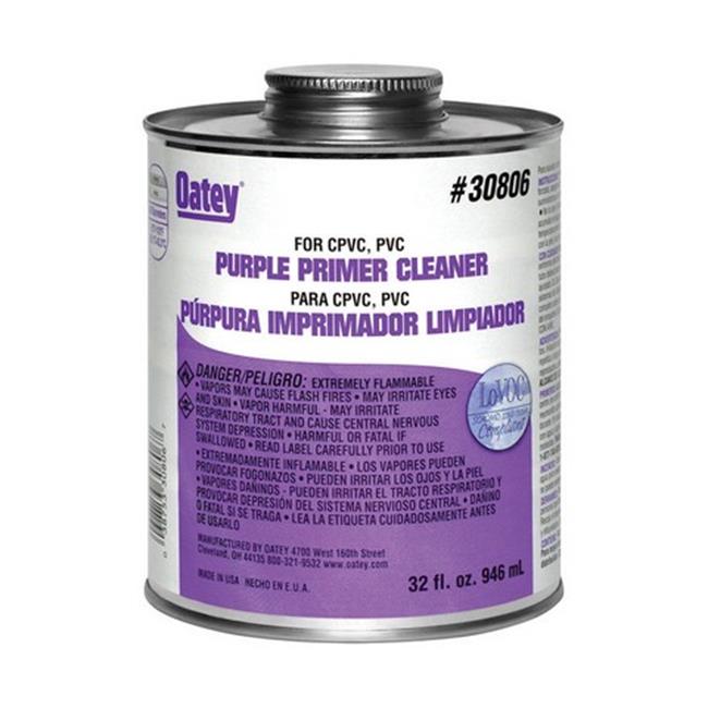 Oatey Purple Primer Cleaner For CPVC/PVC 32 oz - Walmart.com