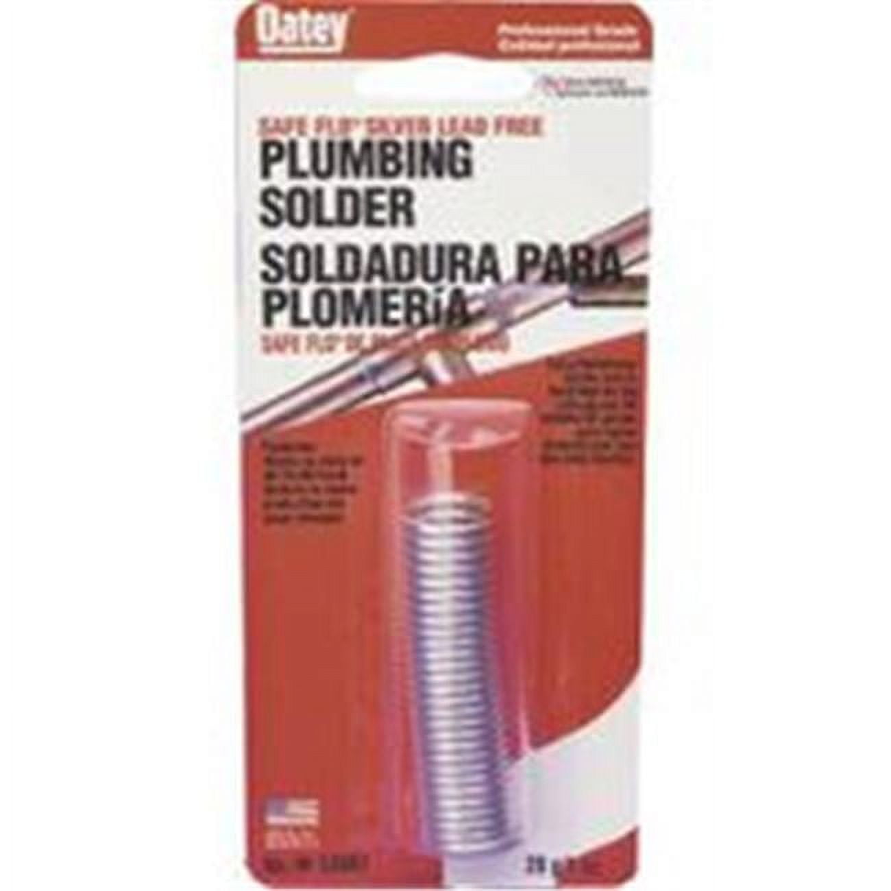 Oatey 53061 Safe-Flo Lead-Free Plumbing Wire Solder 1 Oz, Silver ...
