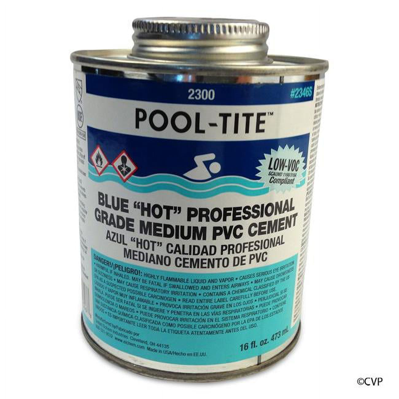 Oatey Supply Chain Services 2346S 1 qt. PVC Pool Tite Pipe Cement Glue ...