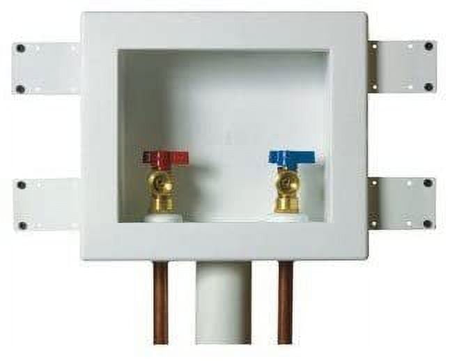 Oatey Washing Machine Outlet Box 1/2 " Copper - Walmart.com
