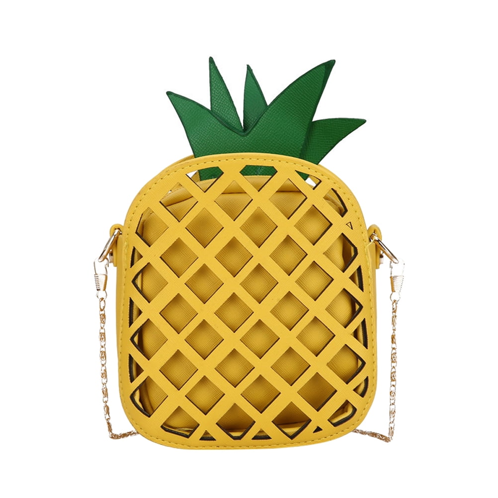 Oatipho Fruit Shoulder Bag, Pineapple Purse, Pineapple Fruit Shape ...