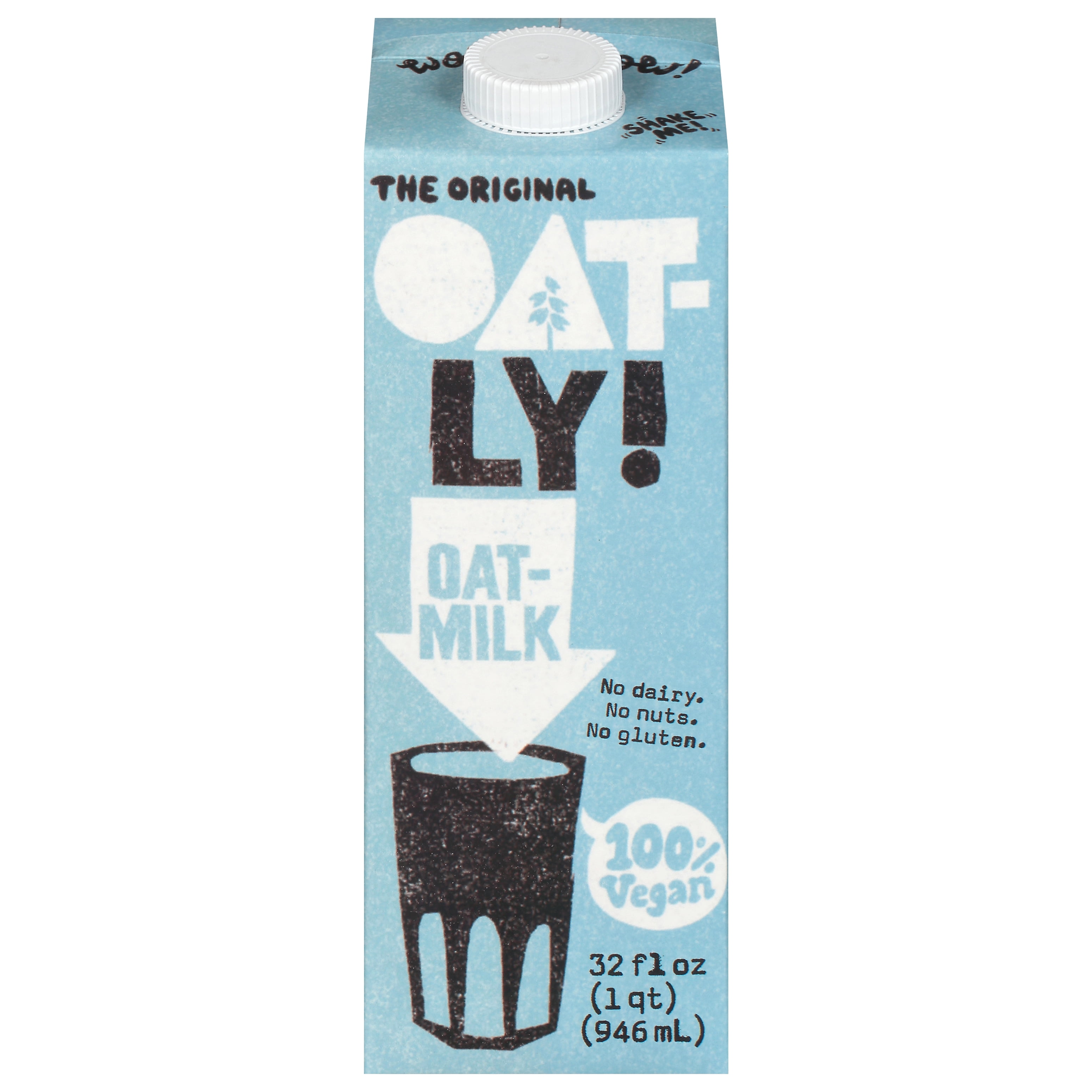Oatly Ambient Original Oatmilk, Dairy-Free Milk, 32 fl oz Shelf-Stable ...