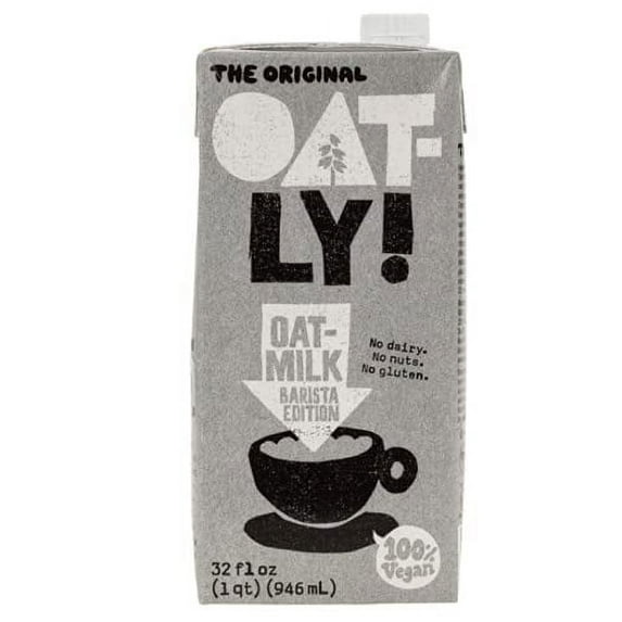 Oatly Barista Edition Oatmilk, 32 Ounce (12 Pack) - Walmart.com