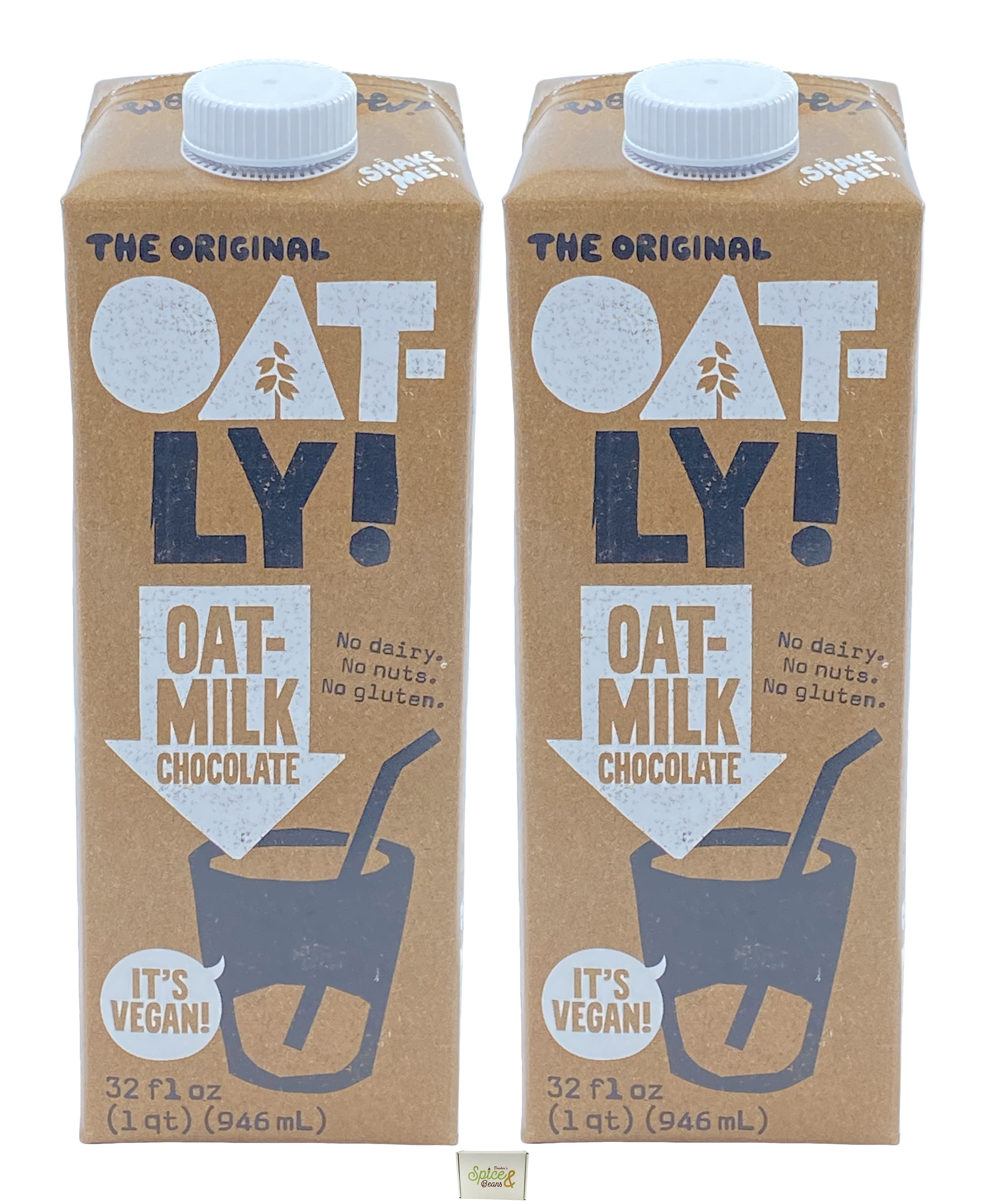 Dasher's Spice & Beans, Chocolate Oatly Oat Milk, 32 oz, Pack of 2 ...