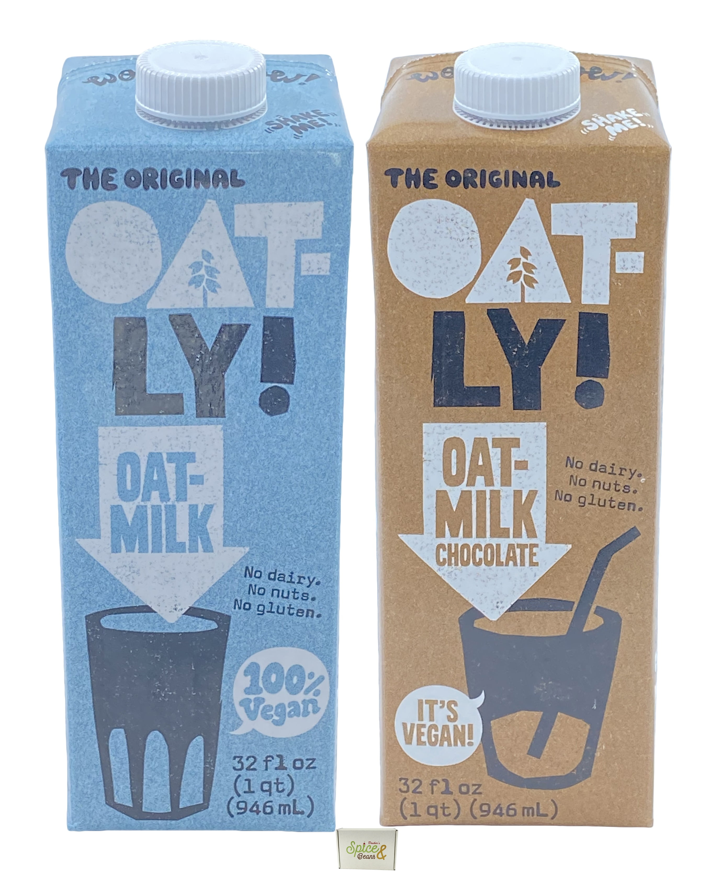 Oatly Oat Milk | Fan Favorites | Original & Chocolate | 32 oz. Pack of ...