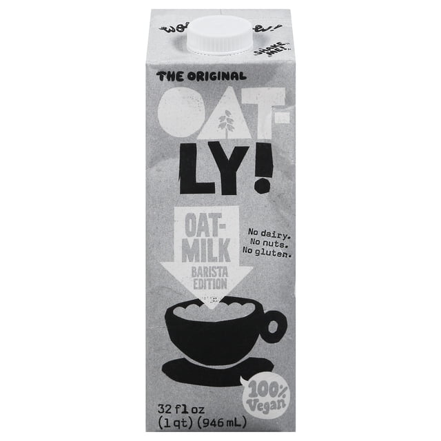 Oatly Oatmilk Barista Ambient 32 fl oz (Pack of 6) - Walmart.com