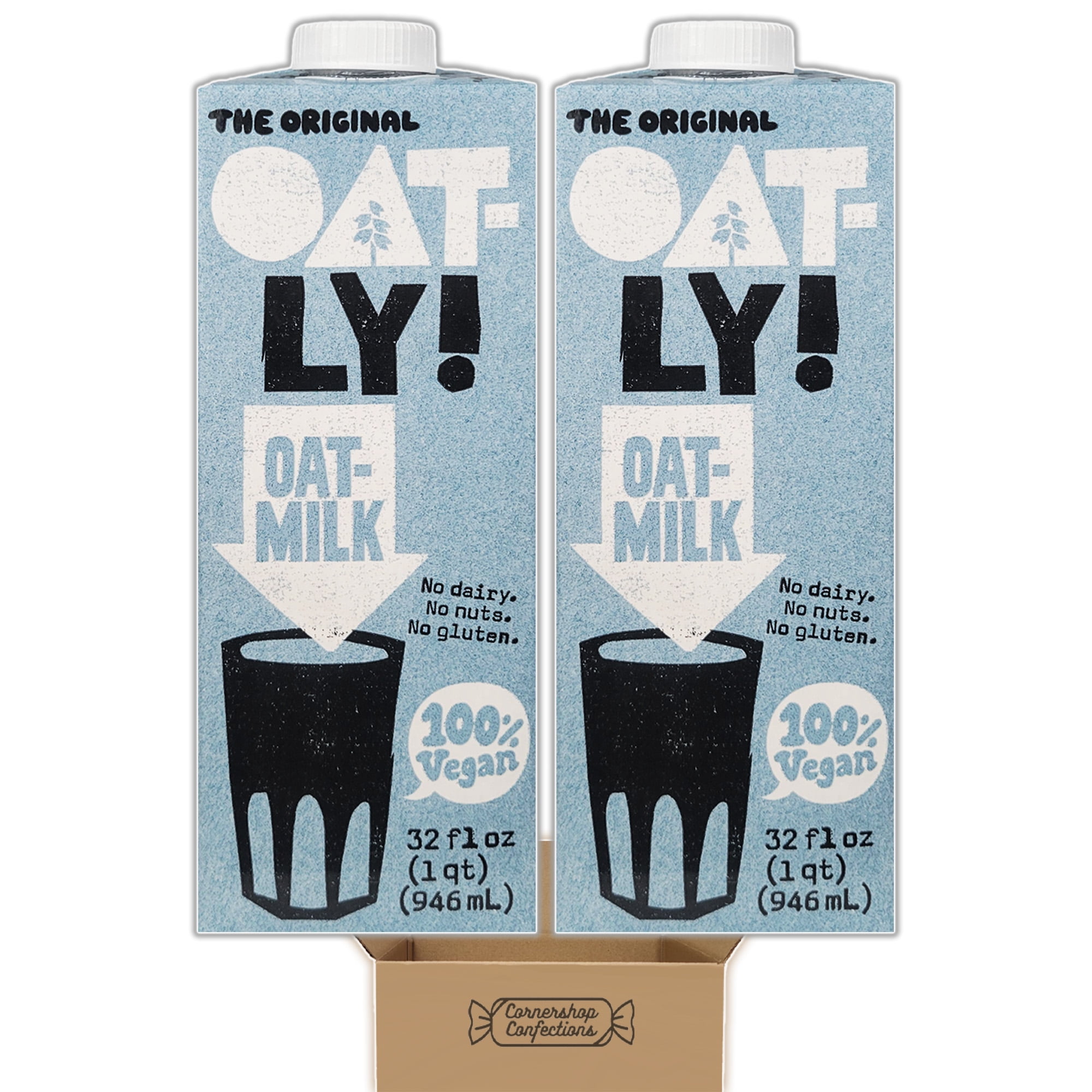 Oatly Original Oat Milk Bundle Pack - 2 Individually Sealed 32oz ...