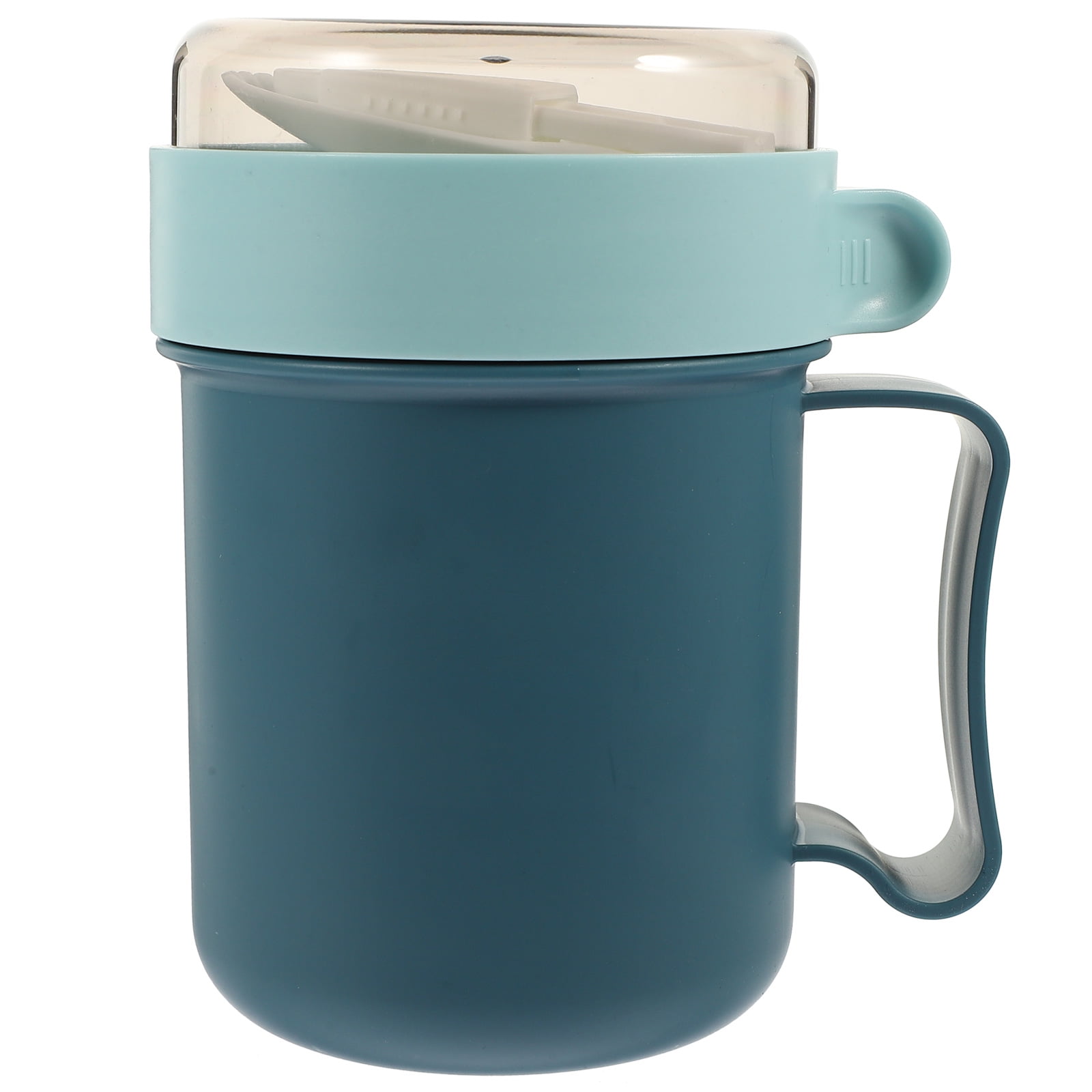 Oatmeal Container To Set of Breakfast Cup with Spoon Leakproof Oatmeal ...