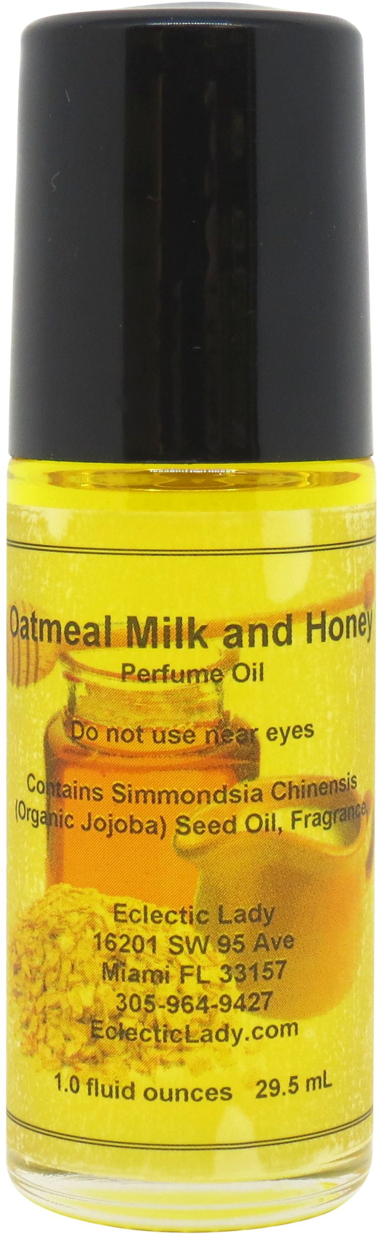 Oatmeal Milk And Honey Perfume Oil, 1.0 Oz Portable Roll-On Fragrance ...