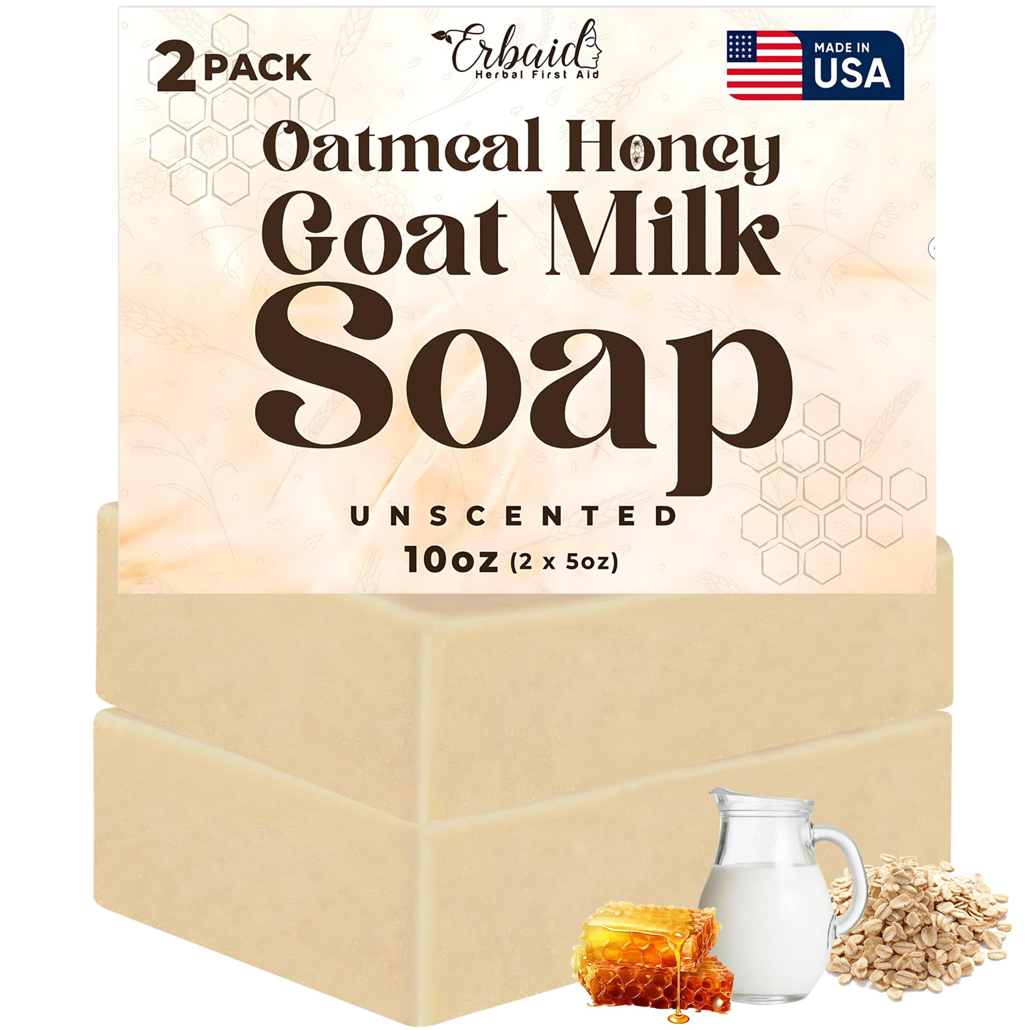 Oatmeal - Natural Oatmeal HYZ01 & Honey Goat Milk Bar - Body Wash for ...