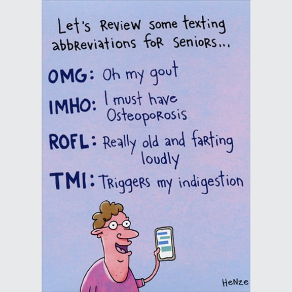Funny Birthday Cards Seniors