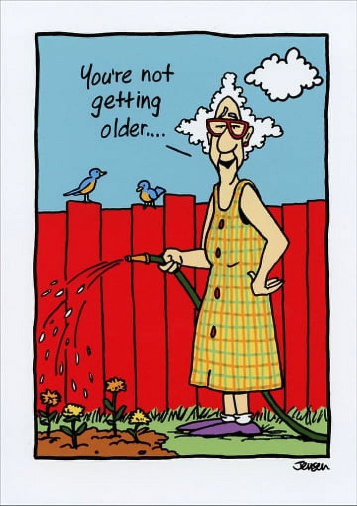 Oatmeal Studios You're Not Getting Older Funny / Humorous Birthday Card ...