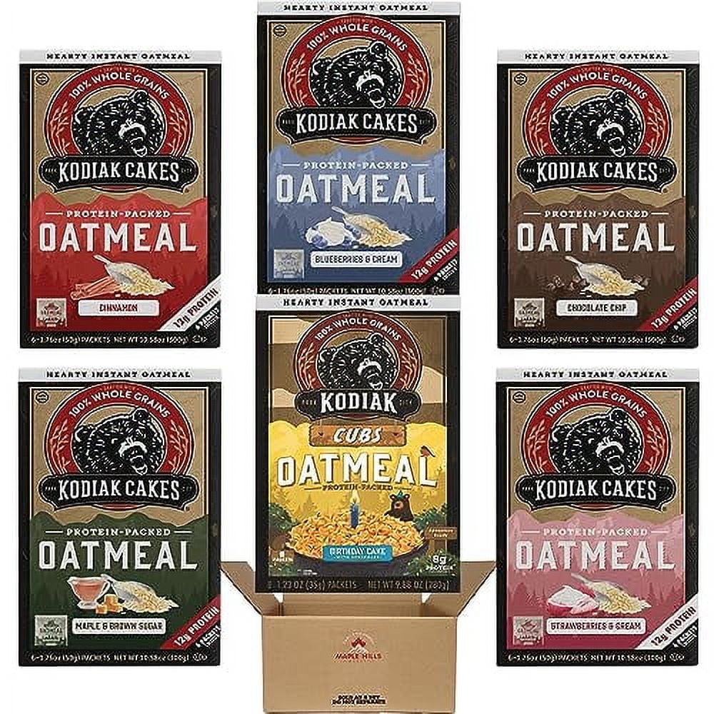 Oatmeal Variety Pack - 38 Packets - 6 Flavors - Blueberries & Cream ...