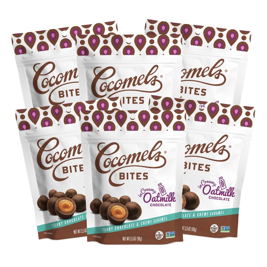 Oatmilk Chocolate Covered Bites, Original, 3.5 oz, 6 Pack, Dairy ...