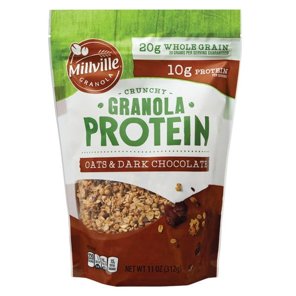 Oats 'n Dark Chocolate Protein Crunchy Granola, 11 oz- Pack of 5 ...