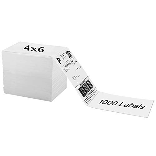 OausTect 4x6 Shipping Label 10000 Fanfold Labels for Rollo, Zebra ...