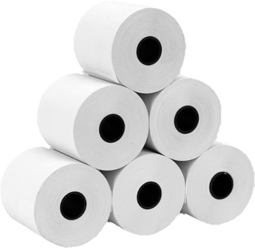 OausTect Credit Card Paper Rolls Thermal 2 1/4 X 50 Adding Machine ...
