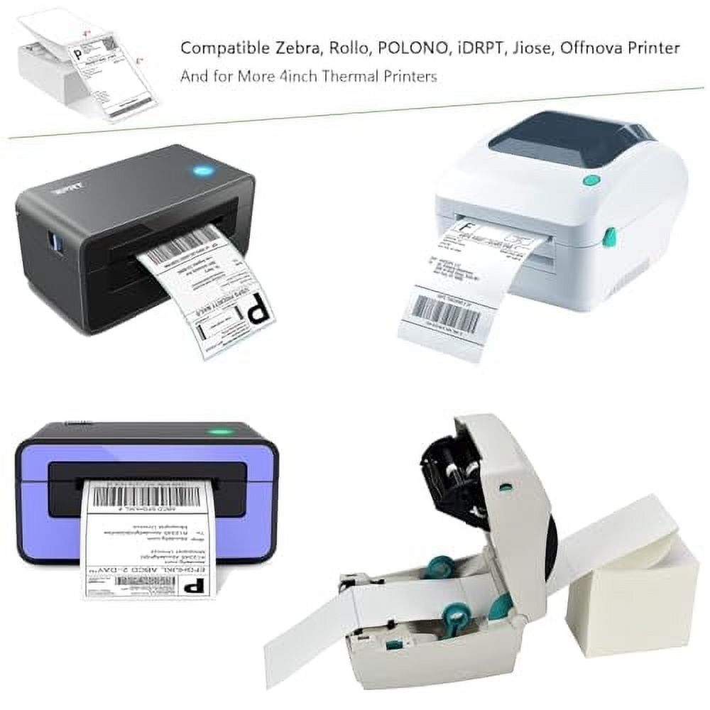 OausTect Direct Thermal Labels 4x6 Shipping Label Grade, Perforated ...