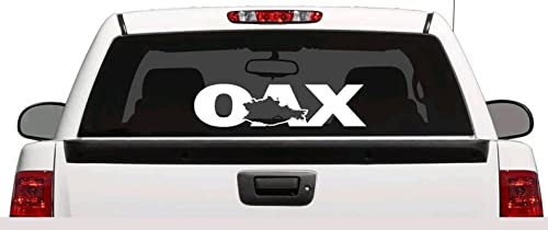 Oaxaca Letters Decal Car Window Laptop Map Vinyl Sticker Mexico Oax ...