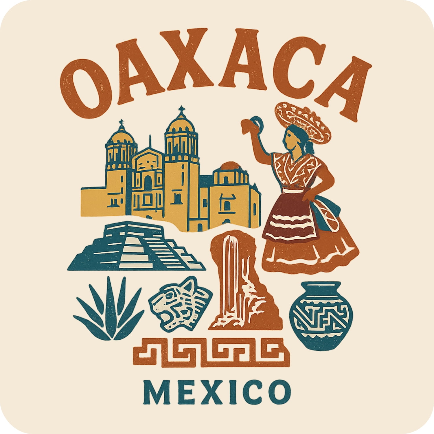 Oaxaca Mexico Keepsakes Souvenir Vinyl Sticker – Destination Travel ...