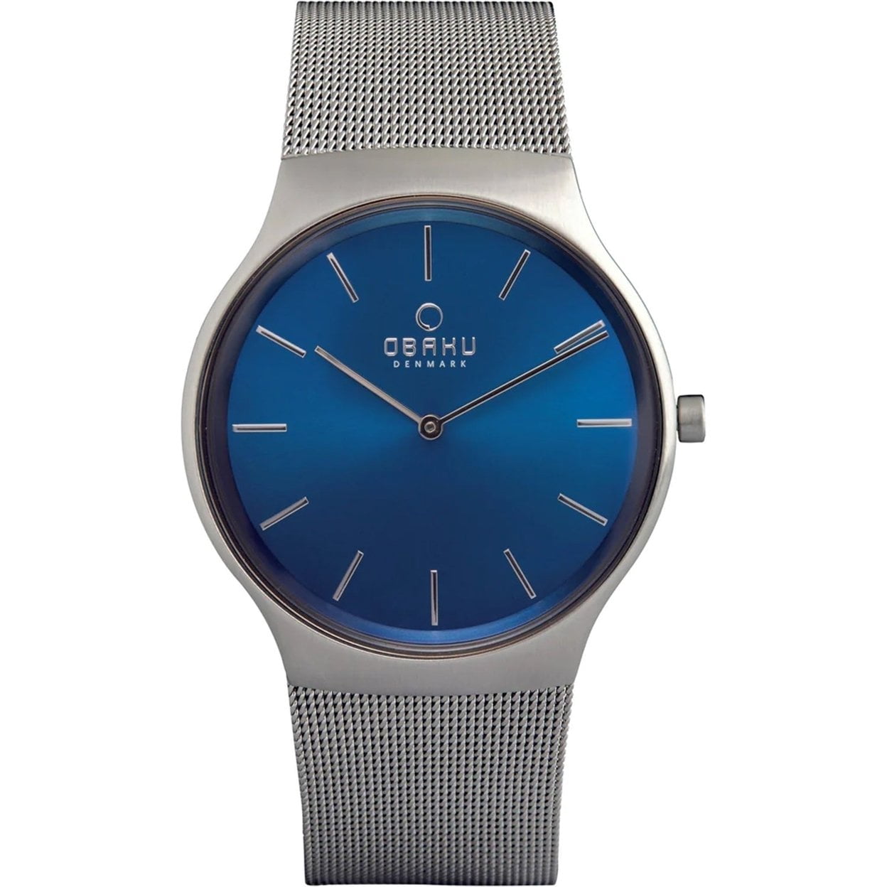 Obaku Mens Denmark Blue Dial Watch - V178GXCLMC - Walmart.com