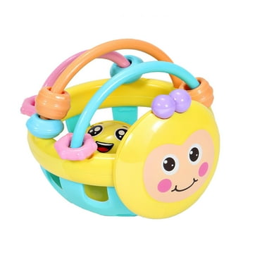 Bright Starts Shake & Spin Activity Balls Toy and Baby Rattle, Age 6 ...