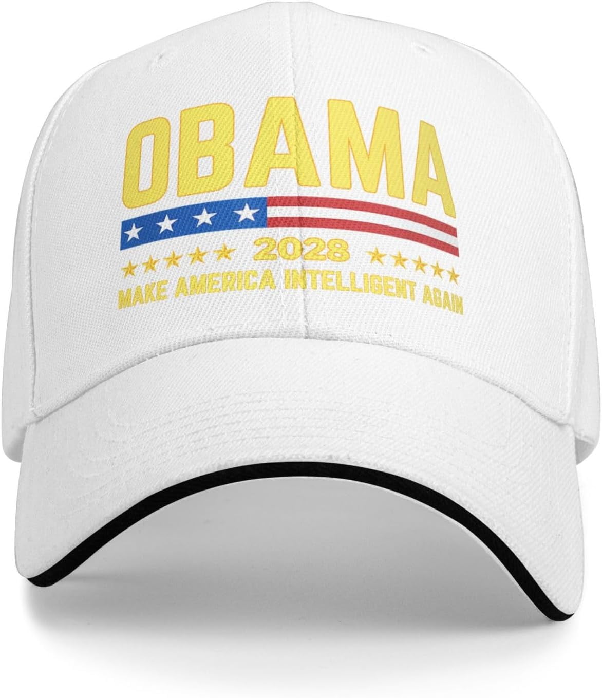 Obama 2028 for President Make America Intelligent Again Baseball Cap ...