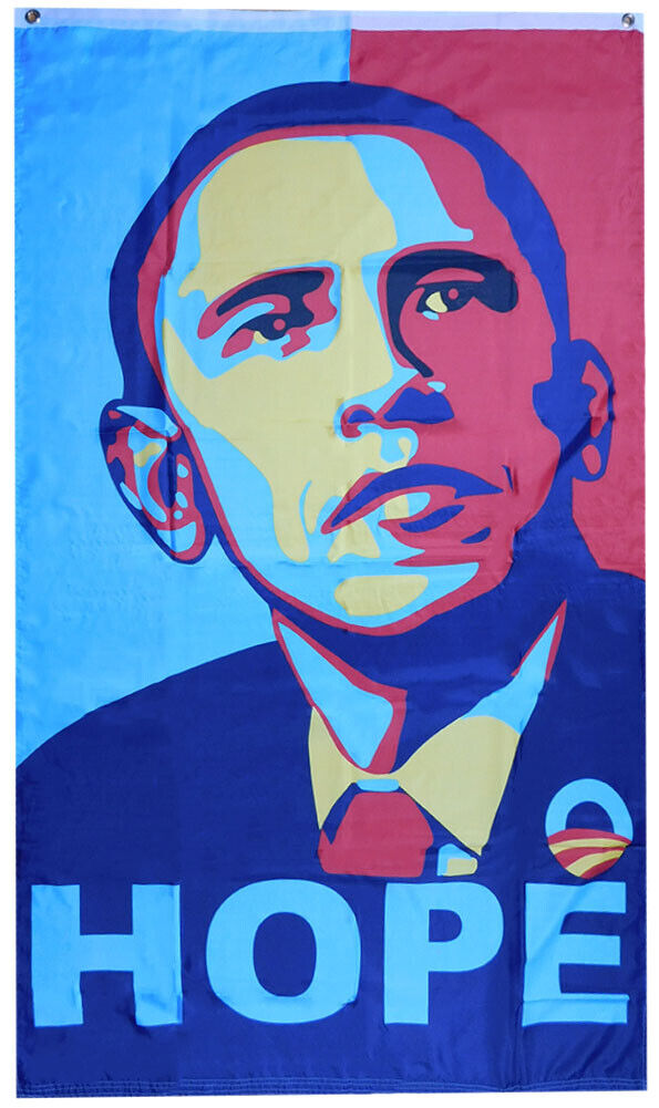 Obama Flag Barrack Hope Biden Clinton Trump USA Sign Poster 3x5 ...