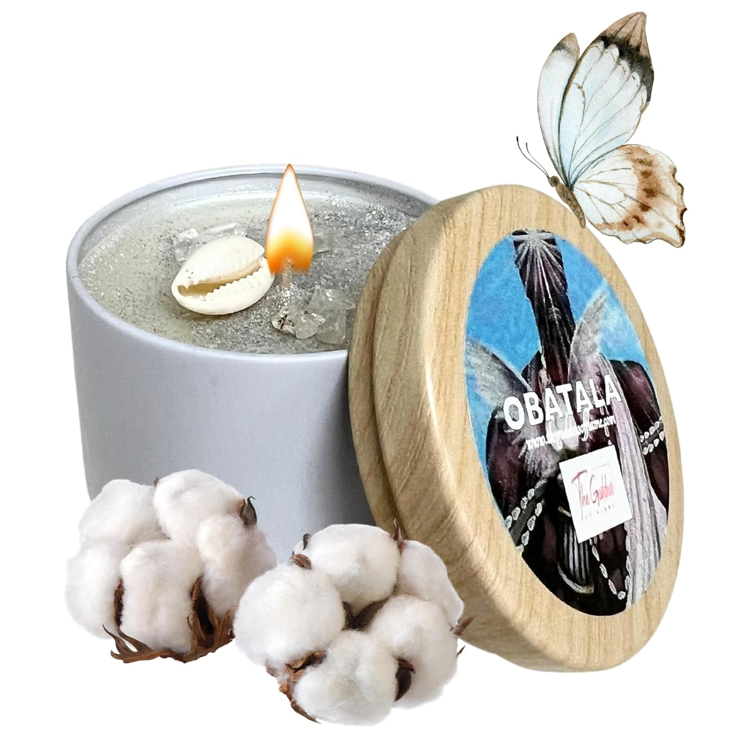 Obatala Spiritual Offering Candle (Large 16oz) - Walmart.com