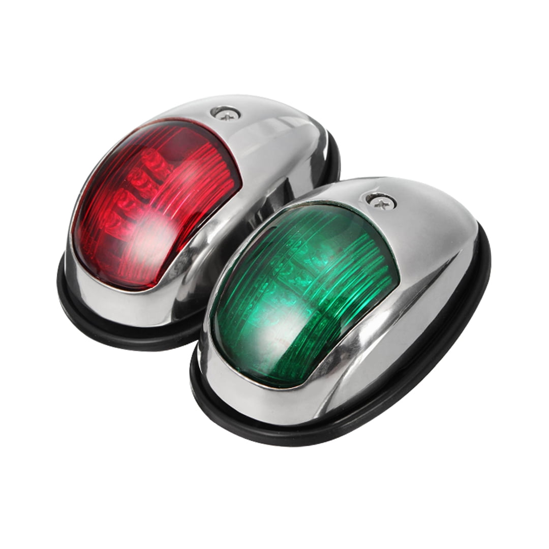 Obcursco LED Boat Navigation Lights, IP66 Weatherproof, 2NM Range, DC ...