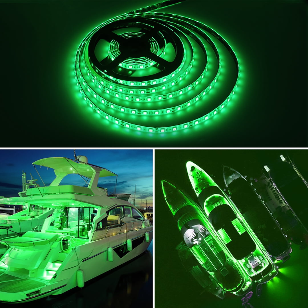 Obcursco Pontoon LED Light Strip, Waterproof Marine LED Light Boat ...