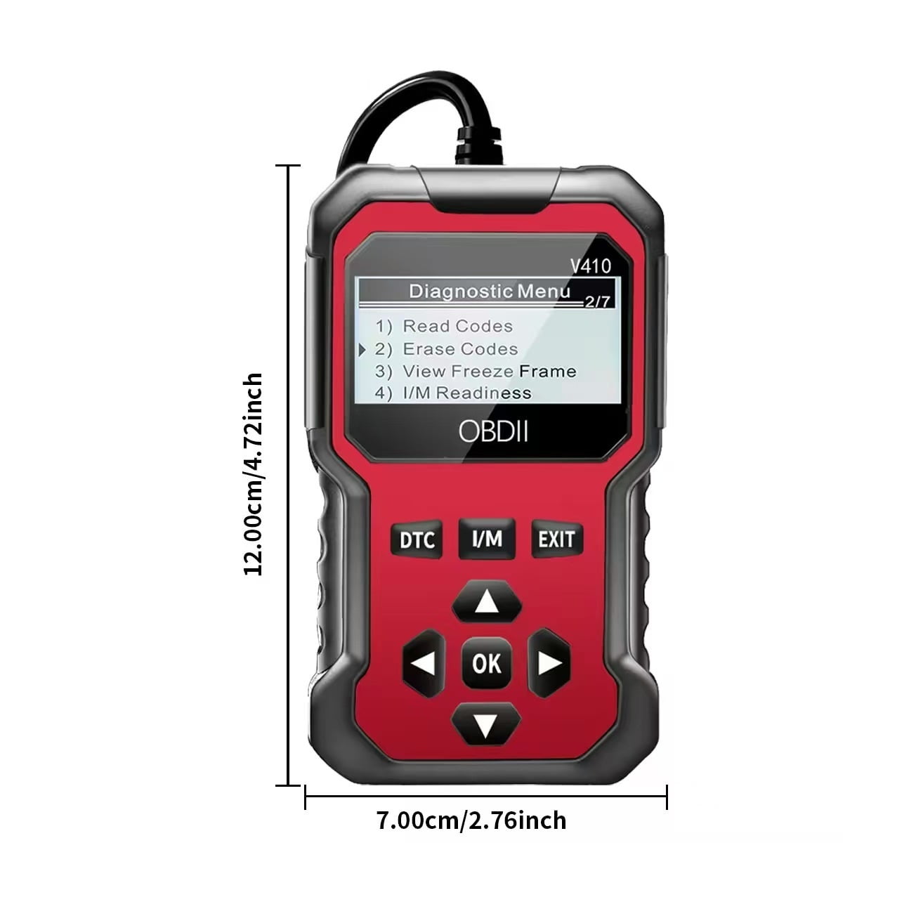 Obd2 Diagnostic Scanner Tools - Engine Fault Code Reader for All Cars ...