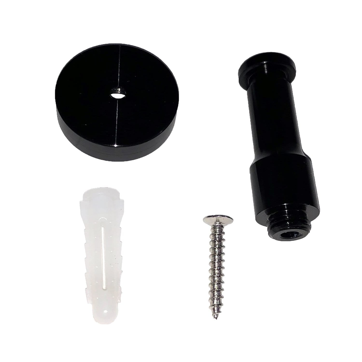 ObeCo OBPR-SME-ALHK-BLACK Aluminum Clothes Hook - 2", Black - Walmart.com