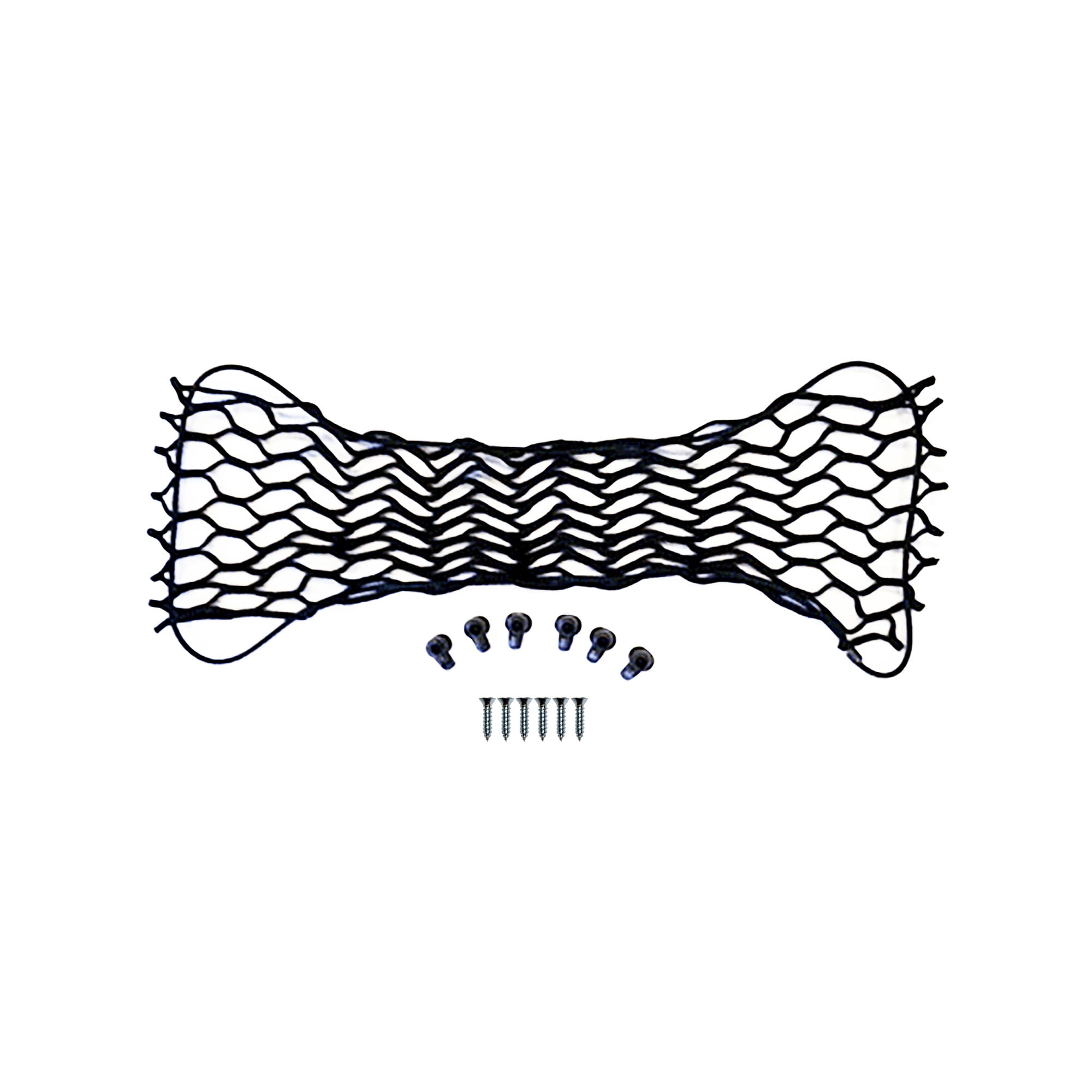 ObeCo OBPR824BSHCZCJ Barrier Stretch Cargo Net - 8" x 24", Black ...