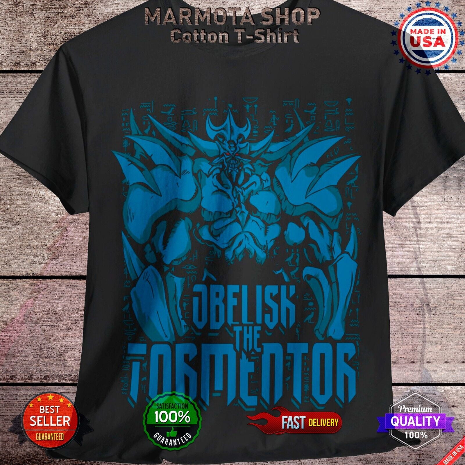 Obelisk T-Shirt The Tormentor Anime Soft Tee Shirt Kaiba All Sizes 90s ...