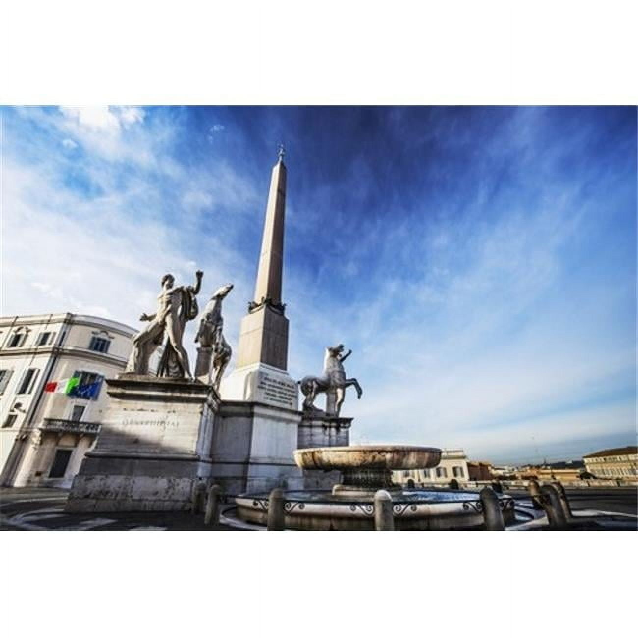 Obelisk in Palazzo Del Quirinale - Rome Italy Poster Print by Reynold ...